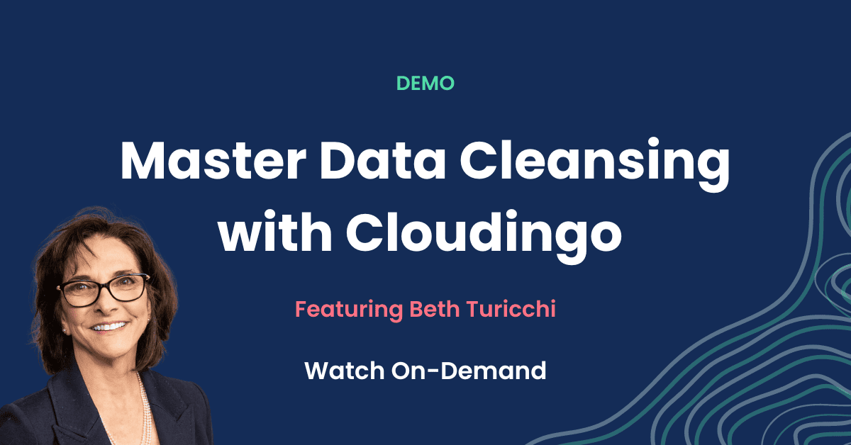 Master Data Cleansing with Cloudingo - Cloudingo